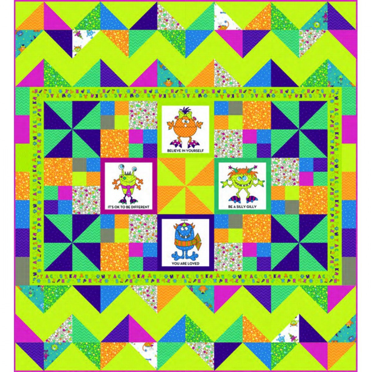 Silly Gilly Patchwork Quilt Kit
